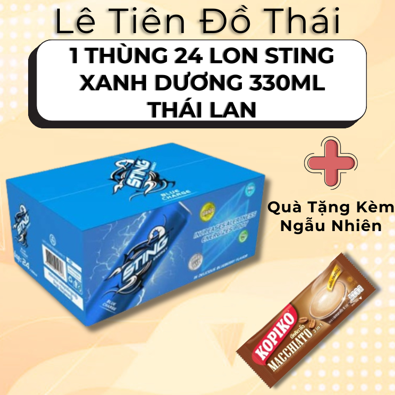 Carton of 24 Cans 330ml STING BLUE Energy Drink BLUE | Shopee Singapore