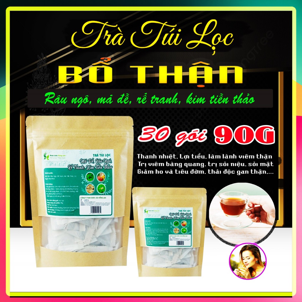 Kidney Nourishing Tea 6 flavors 90g (30 bags x 3g) (Cyllium, Corn Silk ...