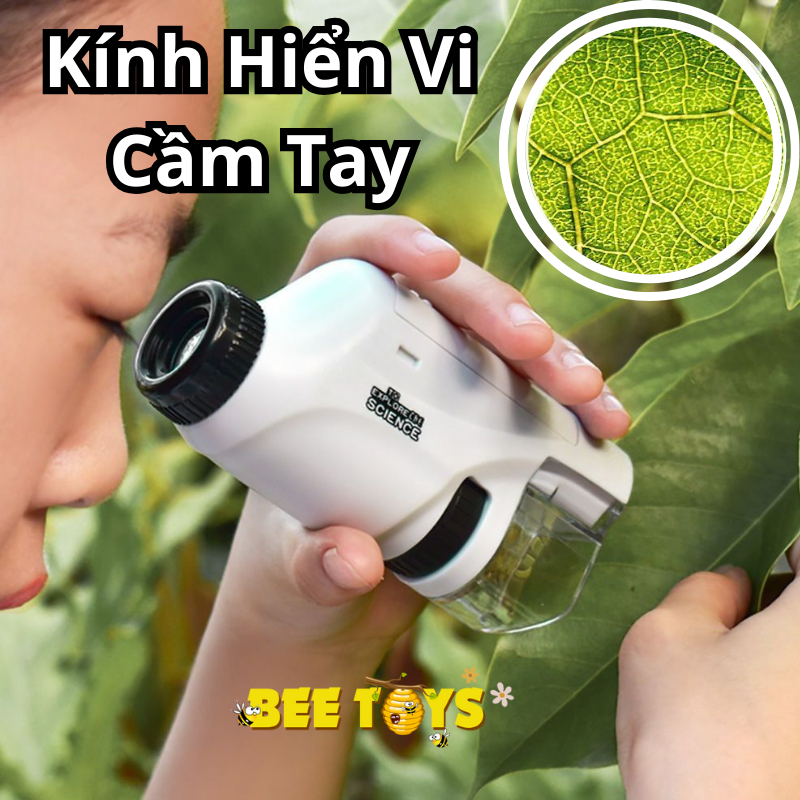 60-120x Mini Pocket Microscope Set Handheld Laboratory Microscope with ...