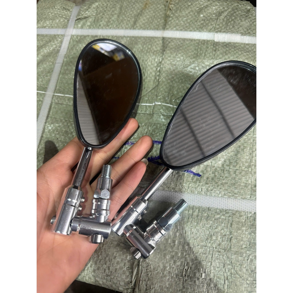 The hottest model of 360 rotating Water drop mirror | Shopee Singapore