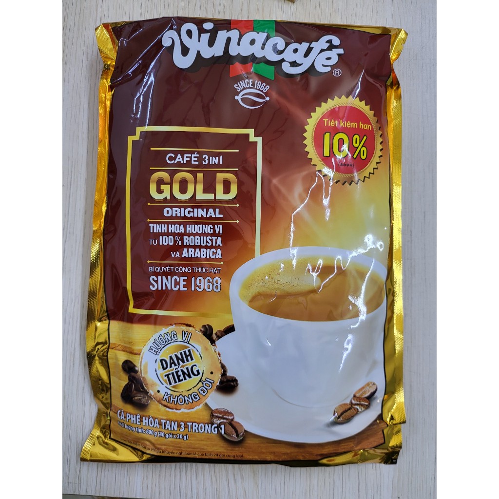 Bag 800g + VINACAFE 40 packs + 3 IN 1 INSTANT MILK COFFEE Café Gold ...