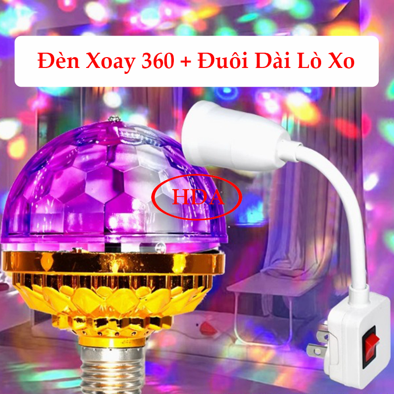 7 Color Rotating Light, Rotating Led Disco Light that Rotates to Music ...