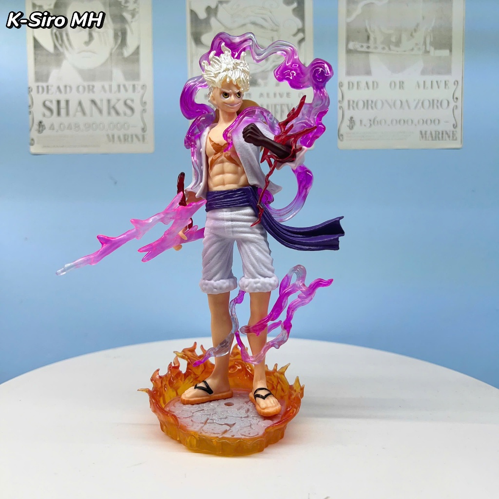 One Piece Model- Monkey D Luffy nika 20cm sun god nika fire base Gear 5 ...