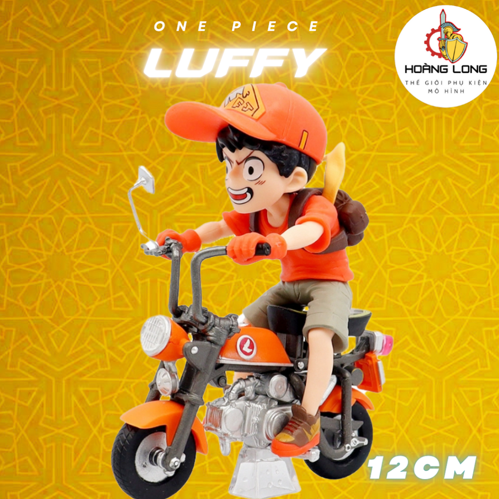 One Piece model, Luffy driving 12cm, Pirate Island figure, desk ...