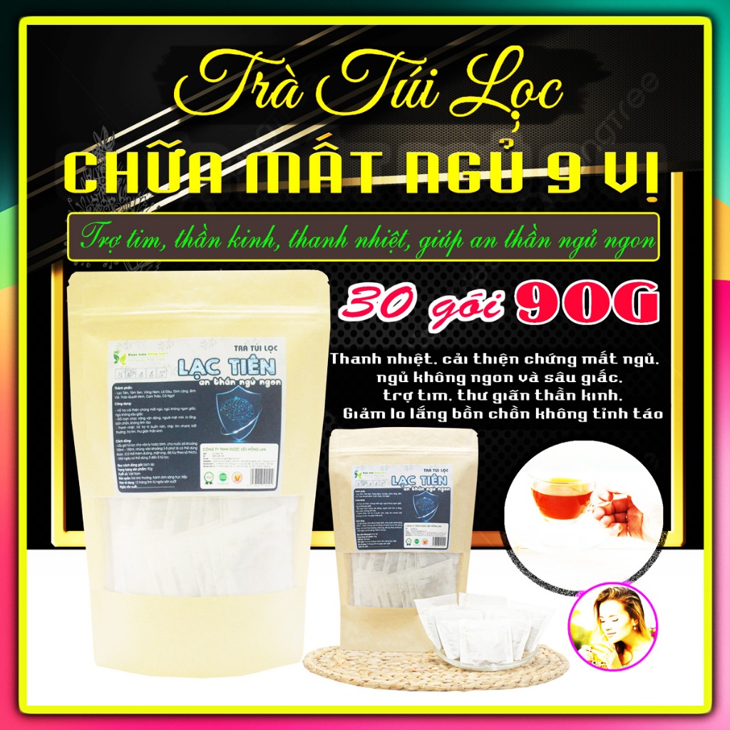 9-flavored Insomnia Tea {Lac Tien Tam Lotus, Pandan Leaves, Strawberry Leaves, Polyscias ...