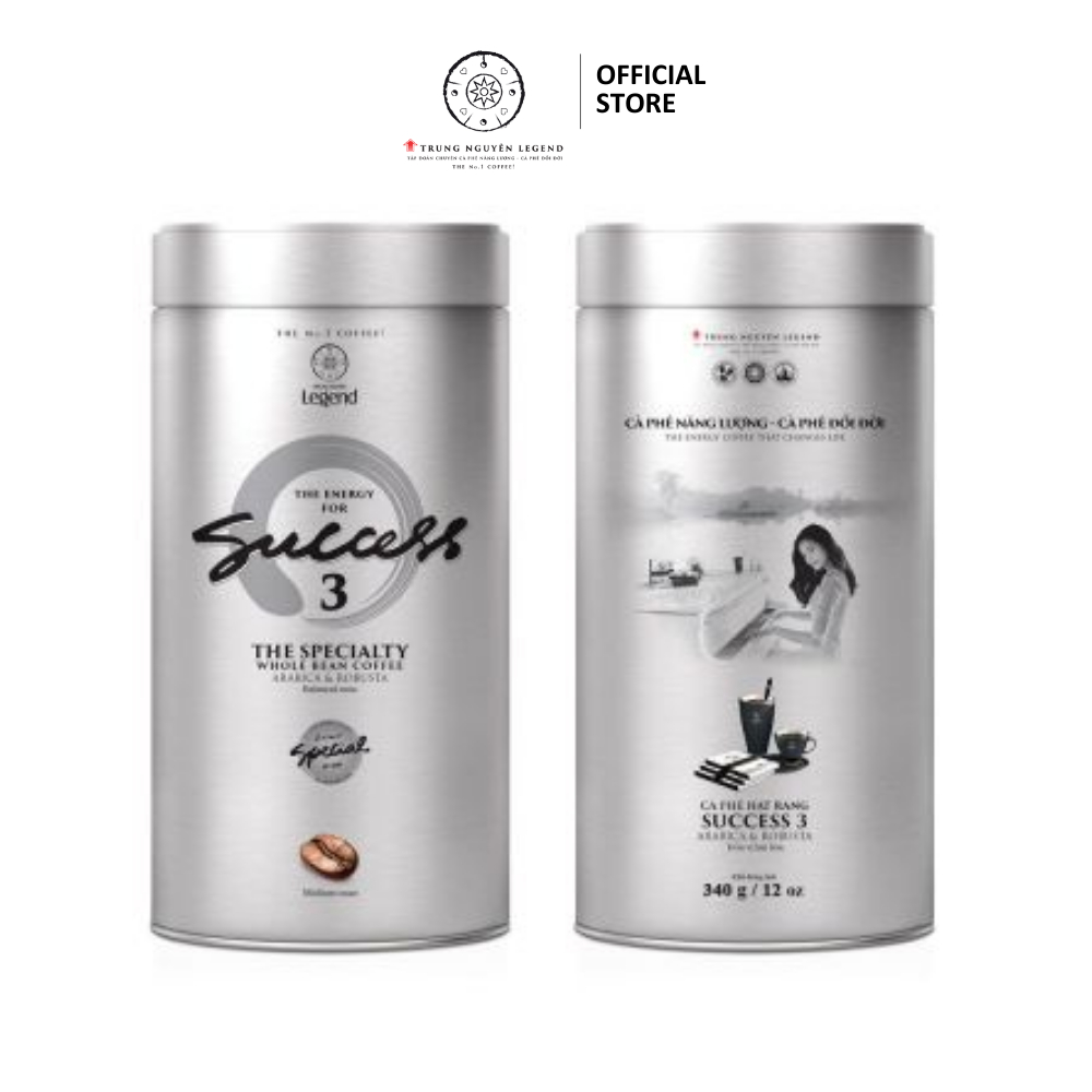 Trung Nguyen Legend Success 3 Roasted Coffee Beans 340g | Shopee Singapore