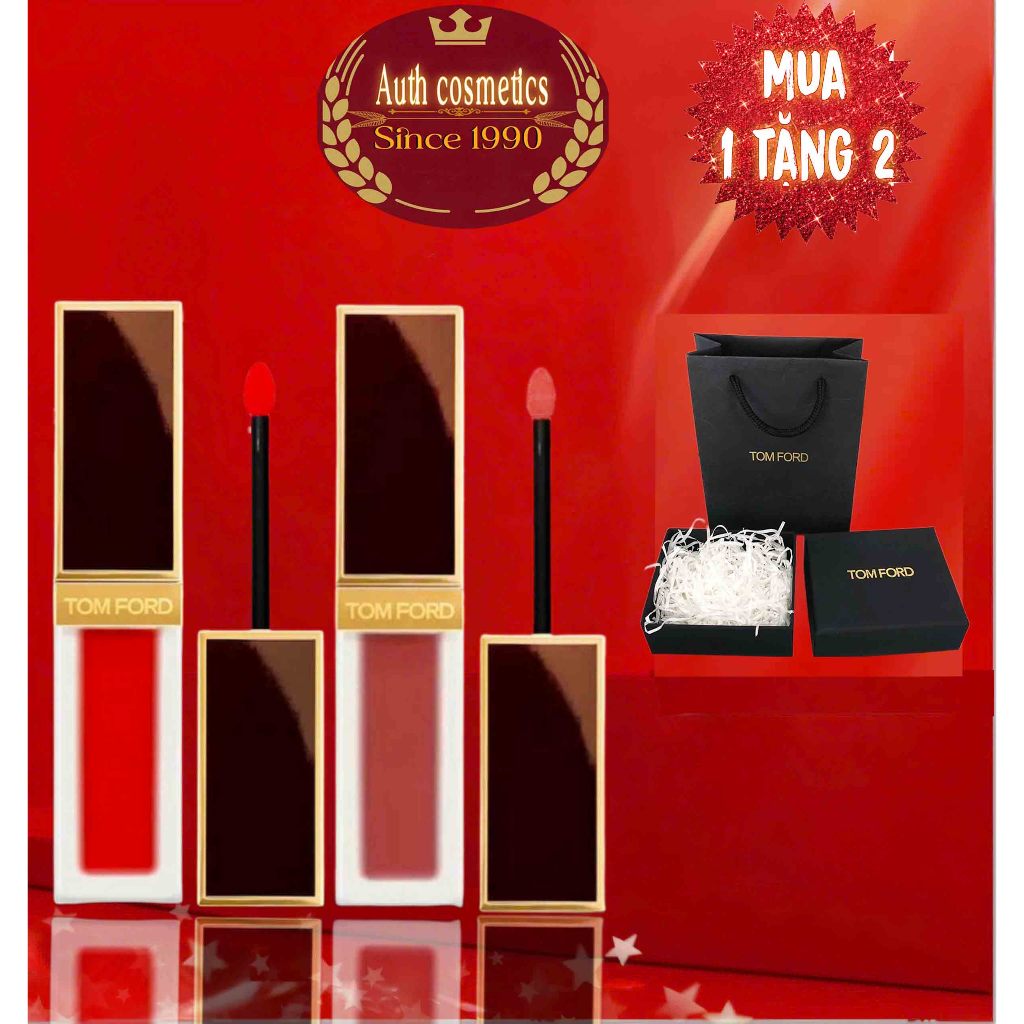 New 6ml+Bill - Genuine tom ford Matte lipstick TF Liquid Lip Luxe Matte fullsize 6ml | Shopee ...