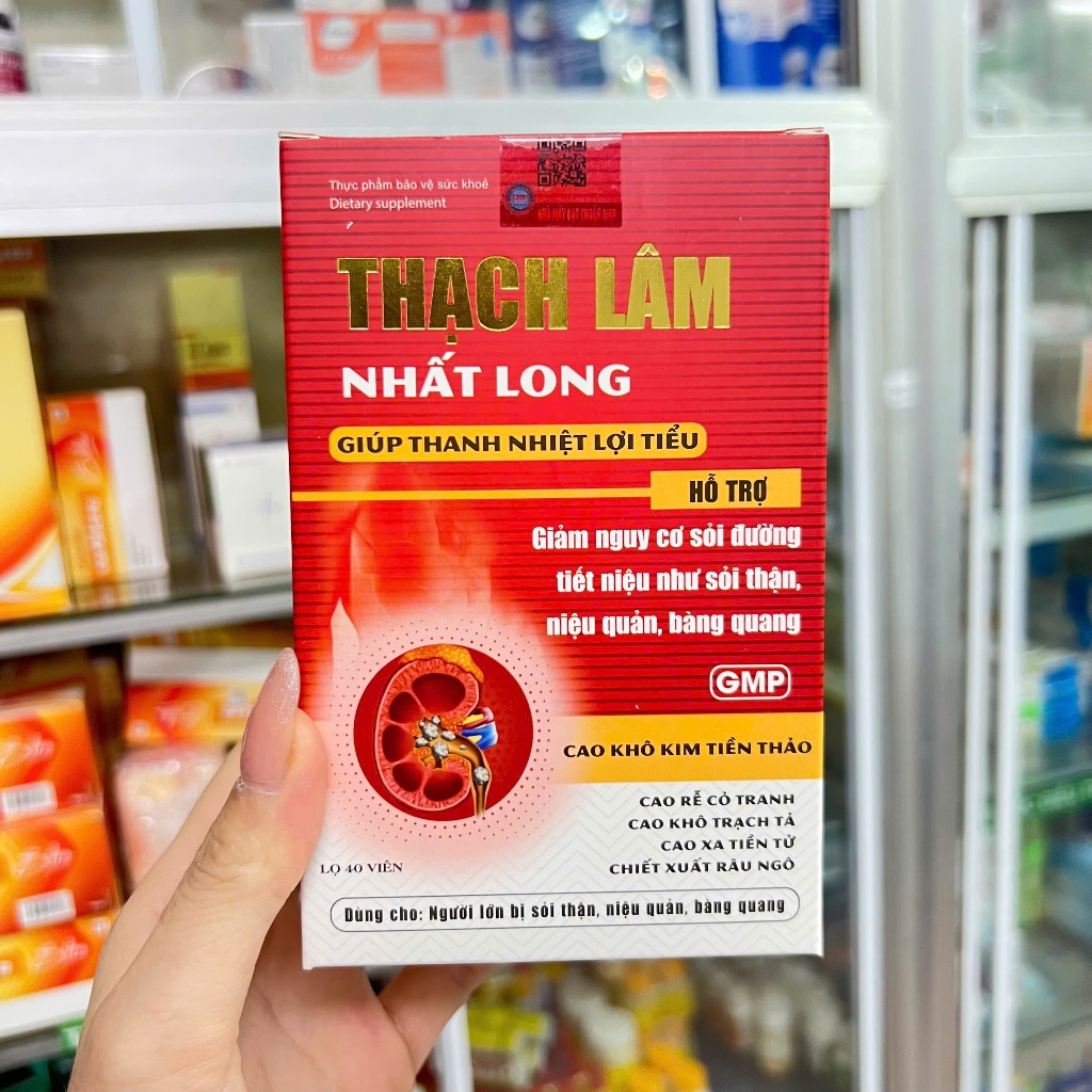 Thach Lam Nhat Long bottle of 40 tablets - Supports reducing the risk ...