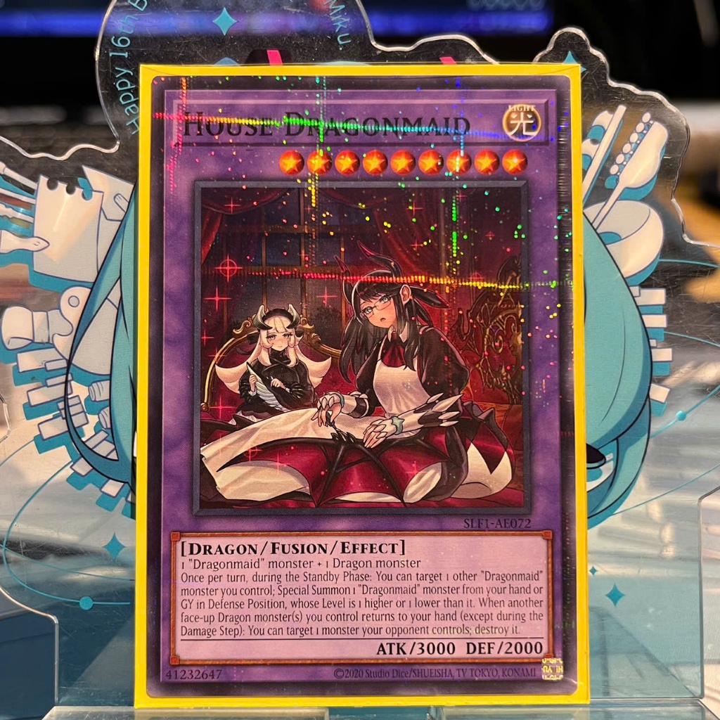 [ Genuine Yugioh Card ] SLF1-AE072 House Dragonmaid - Common Parallel (Alternate Art) | Shopee ...