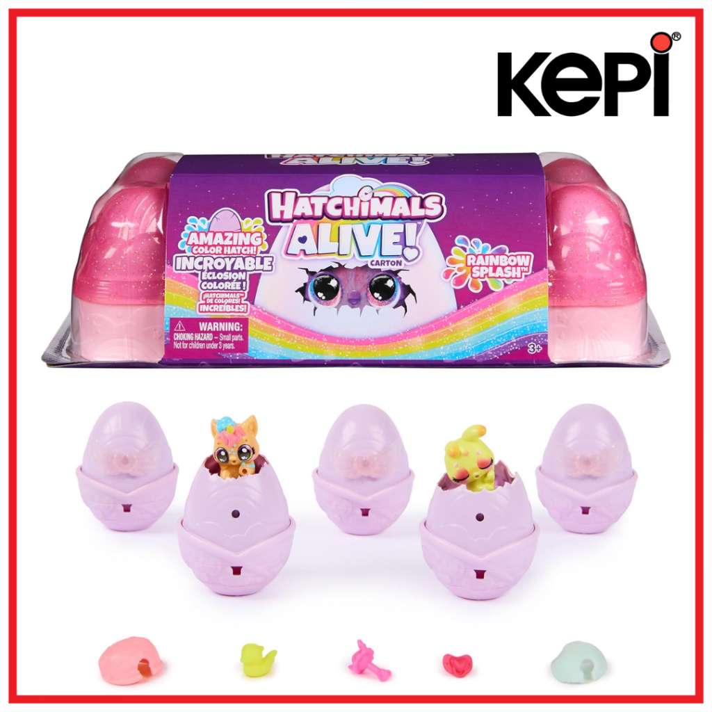 Rainbow EGG BOX TOY - Hatchimals Alive Rainbow Splash Carton | Shopee ...