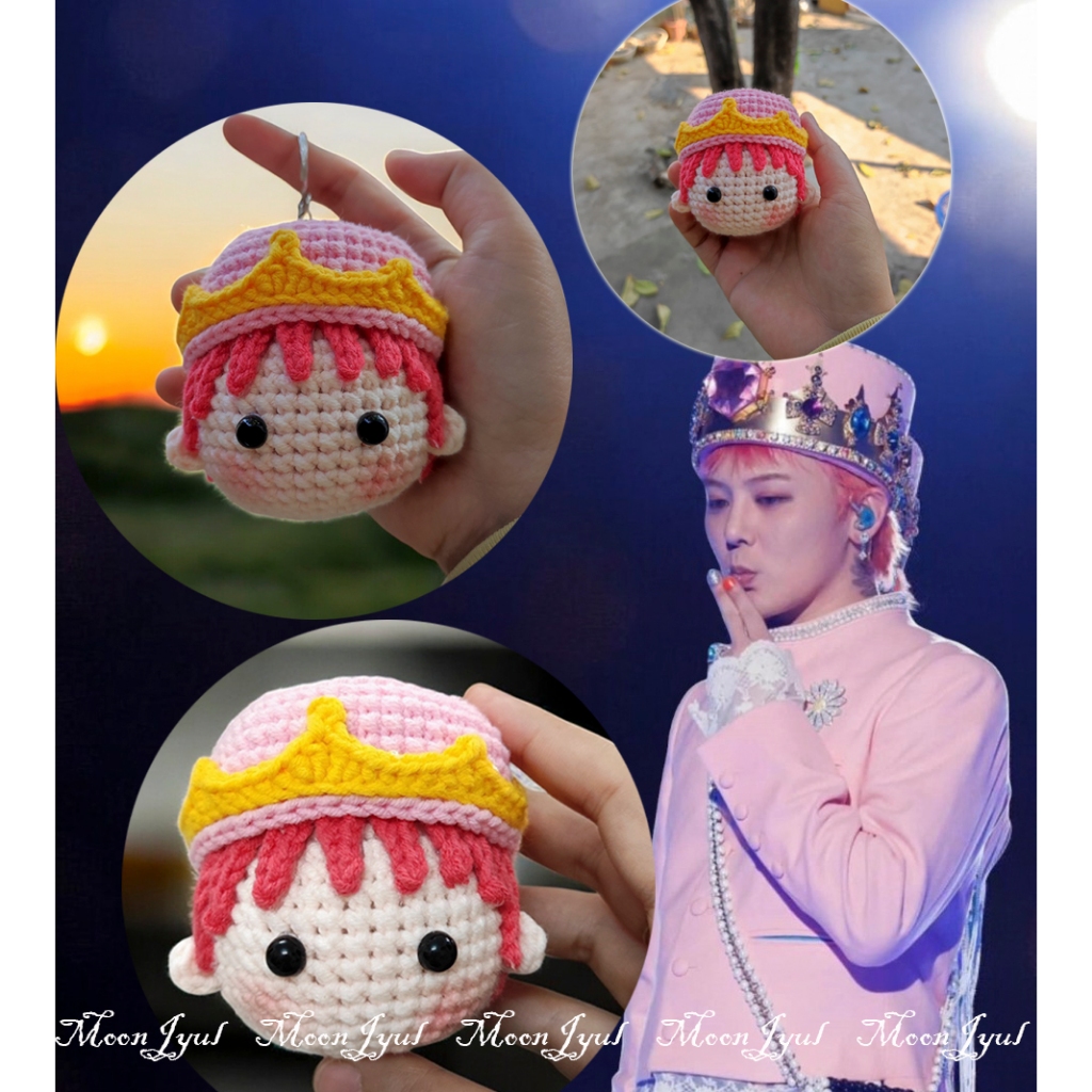 Handmade wool G-Dragon keychain | G-Dragon doll | G-dragon keychain | G ...