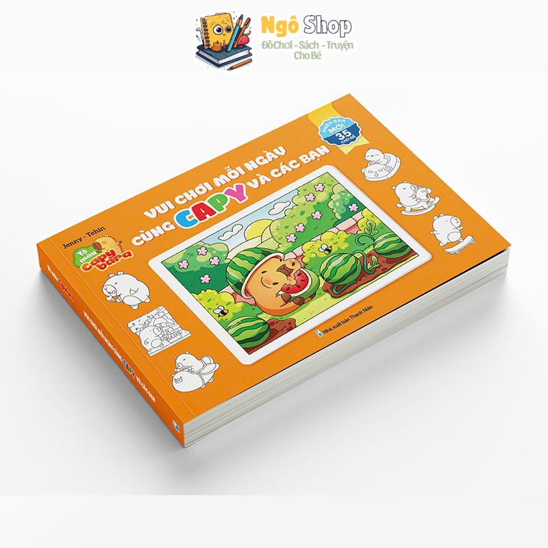Book - Capybara Coloring – Have fun every day with Capy and friends ...