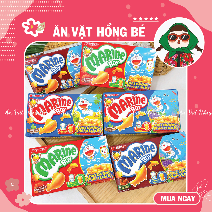 [COMBO Of 5 BOXES] Marine Boy Orion Fish Cake, Instant Fish Snack of ...