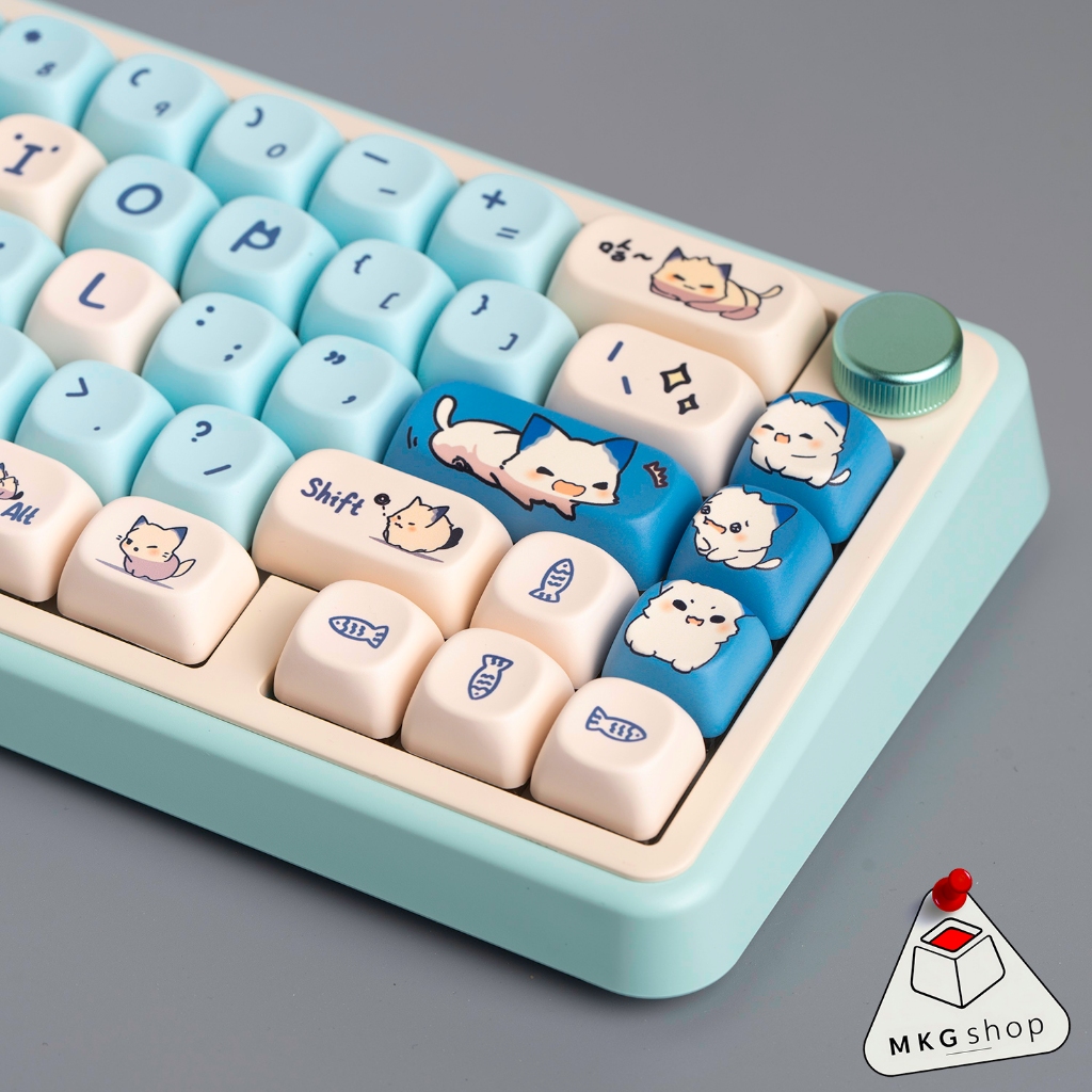 Angry Cat Keycap - PBT dyesub - MOA profile - MKGSHOP mechanical ...
