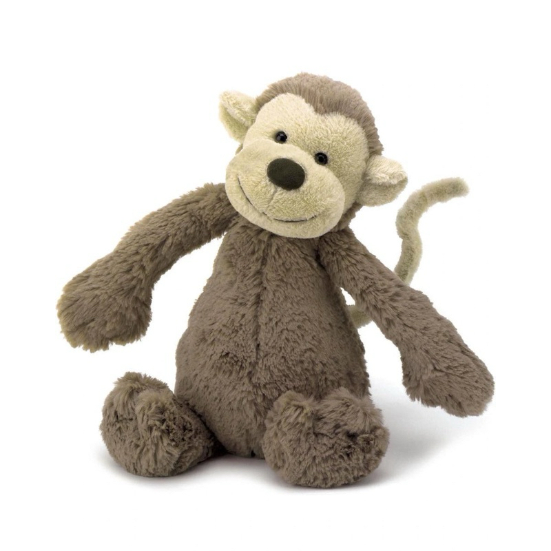 (100% Authentic) Genuine Jellycat Bashful Monkey Teddy Bear - Original ...