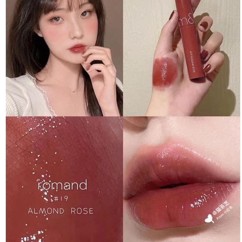 Romand Juicy Lasting Tint Lip Gloss Color 19 Almond Rose - Almond Rose ...