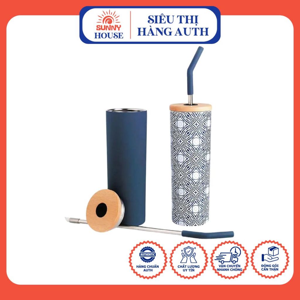 Member's Mark USA luxury wooden lid thermos cup Set 710ml | Shopee ...