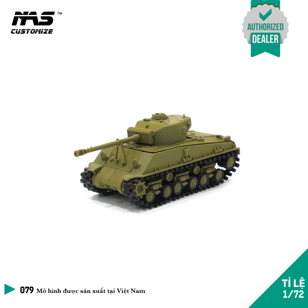 [NAS] American tank assembly model M4A3E8 Sherman "Easy Eight" 1/72 ...