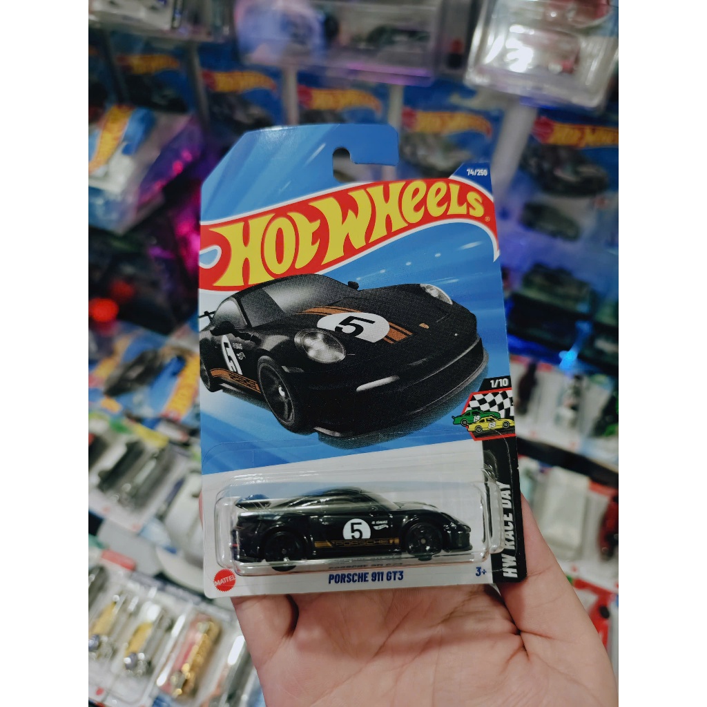 Hot Wheels Porsche 911 GT3 Model Car (Black) | Shopee Singapore
