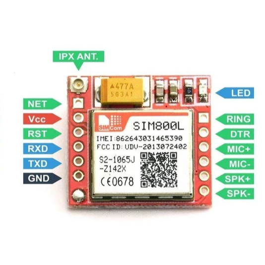 Module SIM800L GSM GPRS WITH ARDUINO CONNECTING ANTENNA | Shopee Singapore