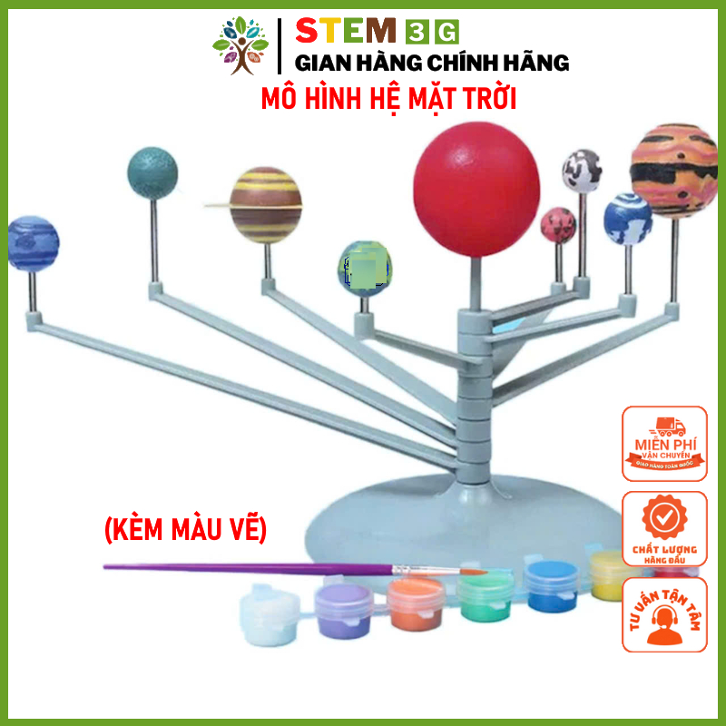 [Color Included] Plastic solar system astronomy model. Creative science ...