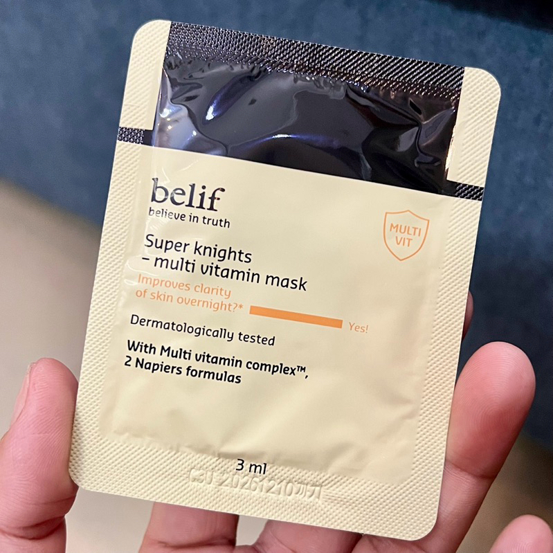 1 pack of 3ml date 2026 - belif Super Knight Multi Vitamin Mask ...