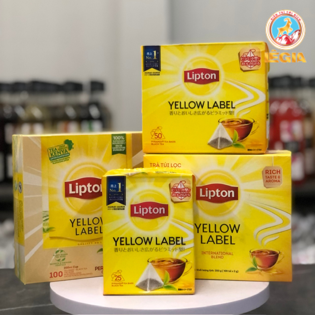 Lipton YELLOW LABEL TEA, LIPTON BLACK TEA OF ALL KINDS - LIPTON YELLOW ...