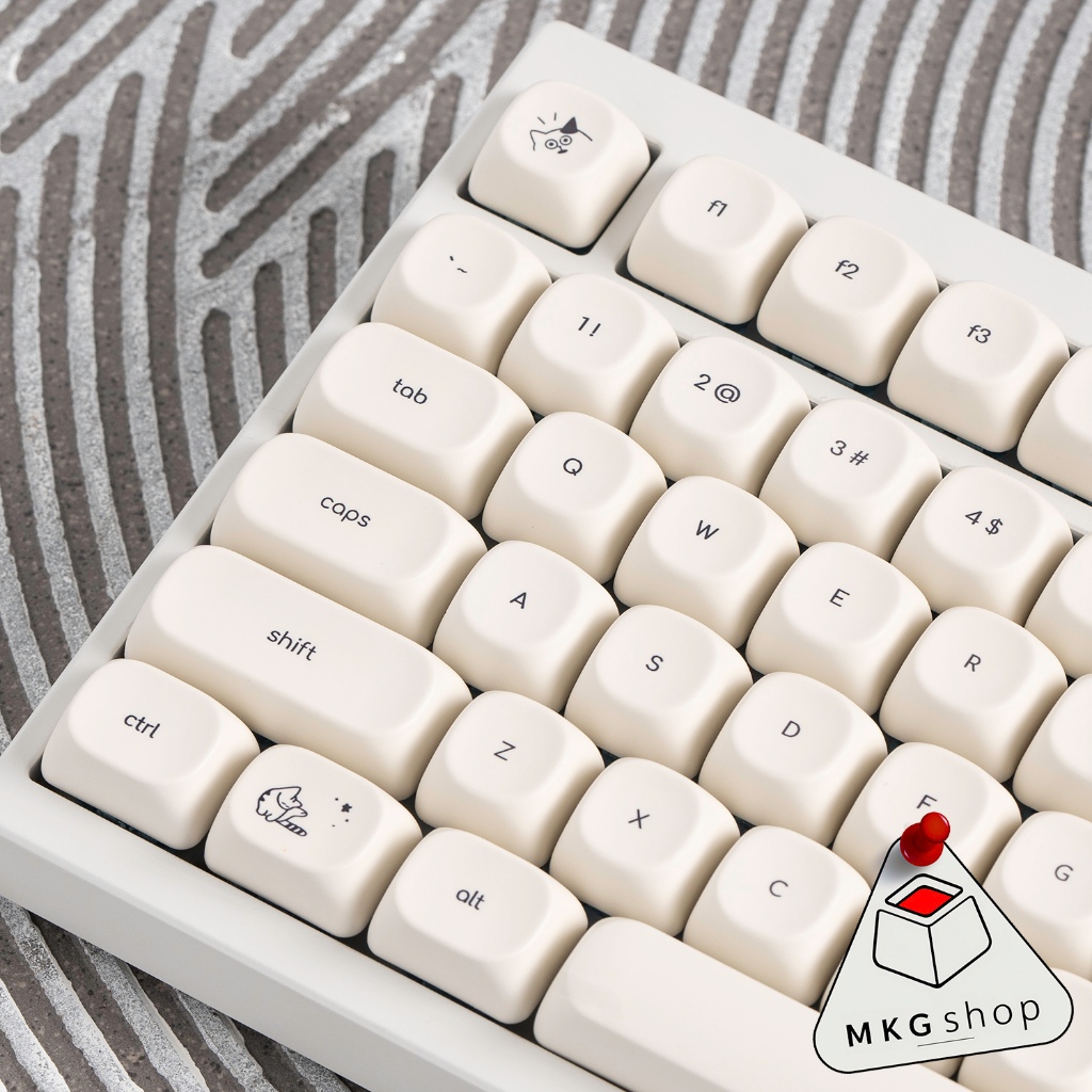 Mini Cat Keycap - MOA profile - Thick PBT in dyesub - cute cat shaped ...