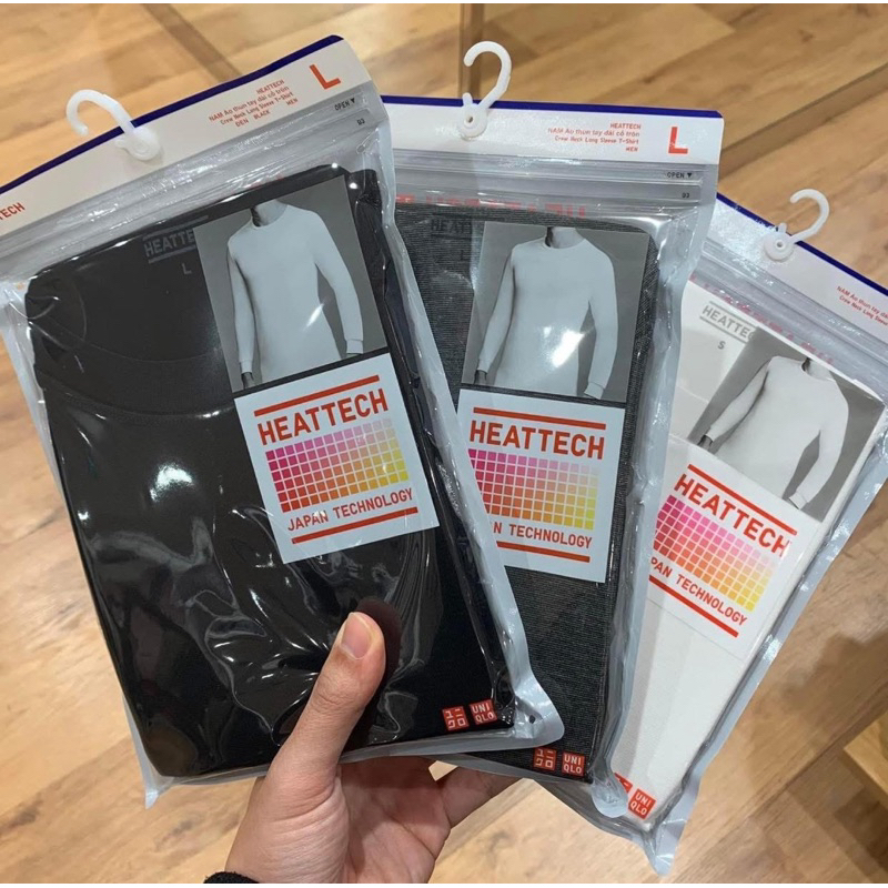 HEATTECH Men's Japanese uni thermal shirt with round neck - new model ...