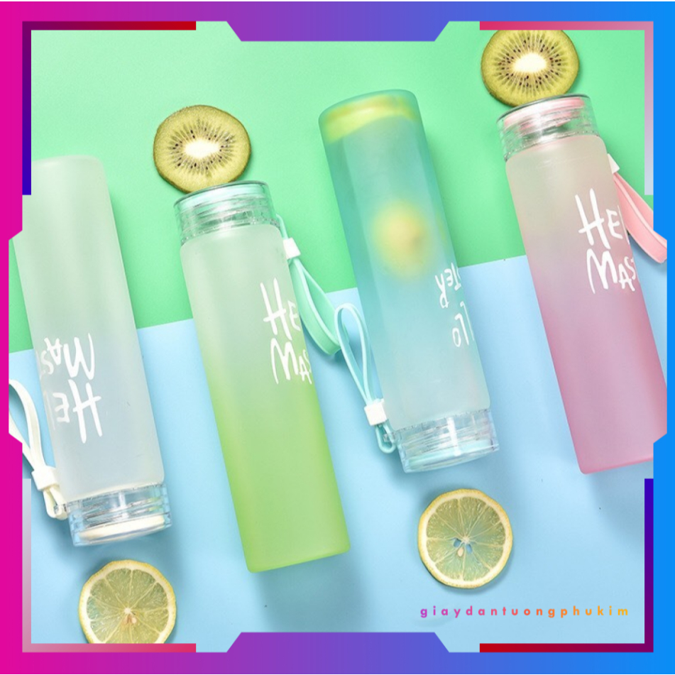 Hello MASTER B28 Glass Water Bottle - Water Bottle with Many Lovely ...