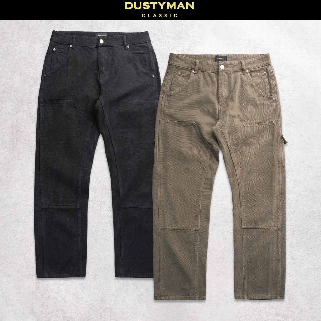 Corbin Dustyman Men's Trousers, Thick Khaki Fabric, Masculine Design ...