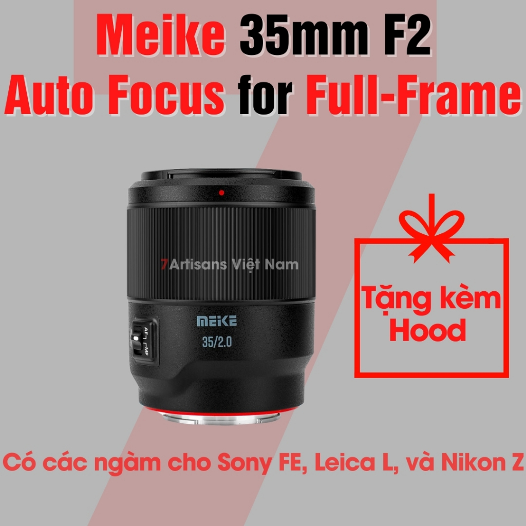 Meike AF 35mm F2 Auto Focus Lens - Super Fast Auto Focus for Full-Frame ...