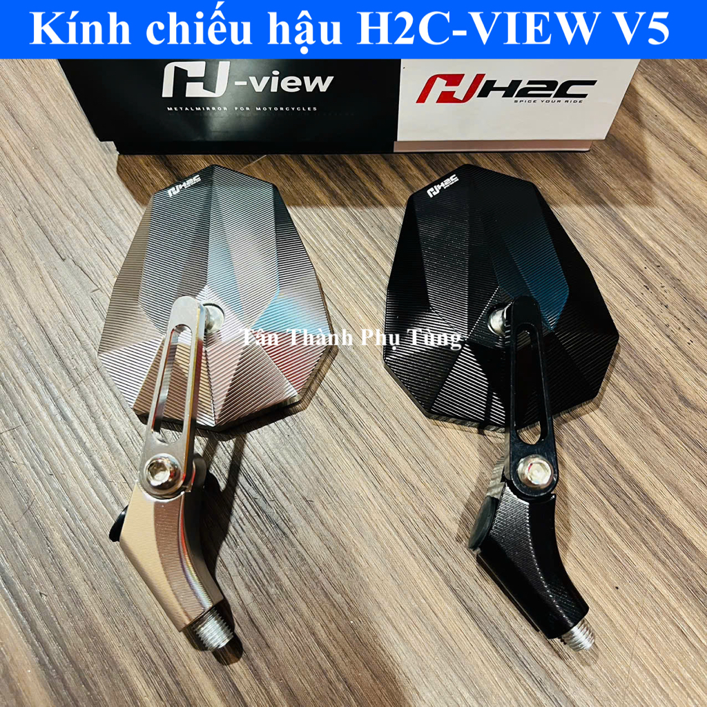 Rearview mirror H2C model V5 (Full standard size) | Shopee Singapore