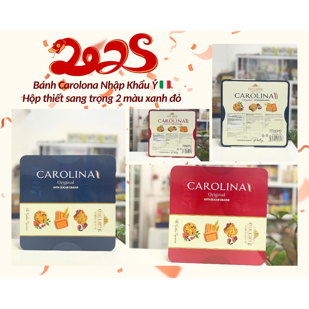 (CNY Products) CAROLINA Italian imported sugar-coated butter cookies ...