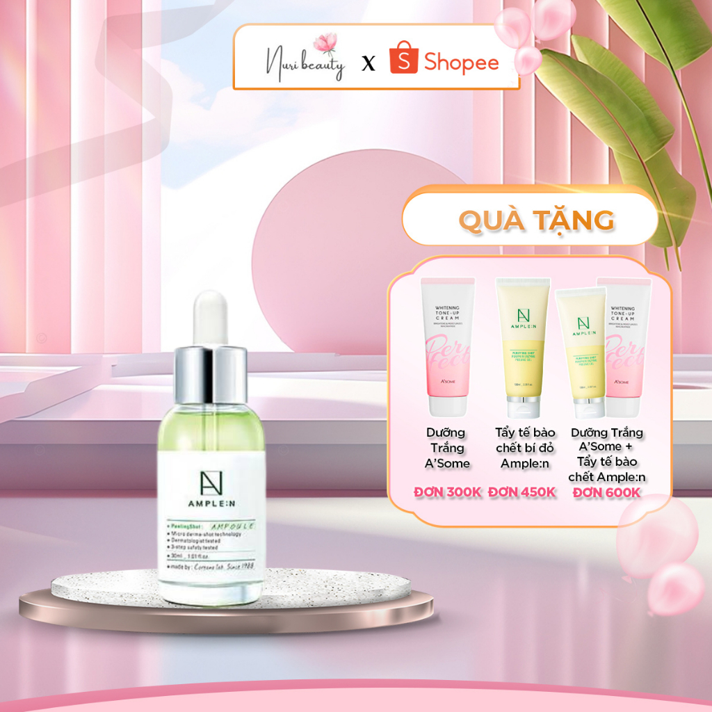 Ample:n Peeling Shot Ampoule Gentle Exfoliating Serum_30ml (July 2025 ...