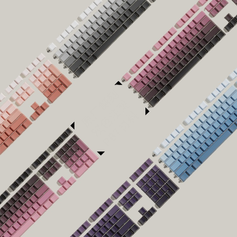 Keycap GRADIENT SIDE PRINT WITH SIDE LED | Pbt DOUBLE SHOT | Oem ...