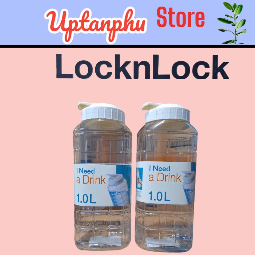 An Binh Plastic Lock and Lock 1 liter Water Bottle | Shopee Singapore