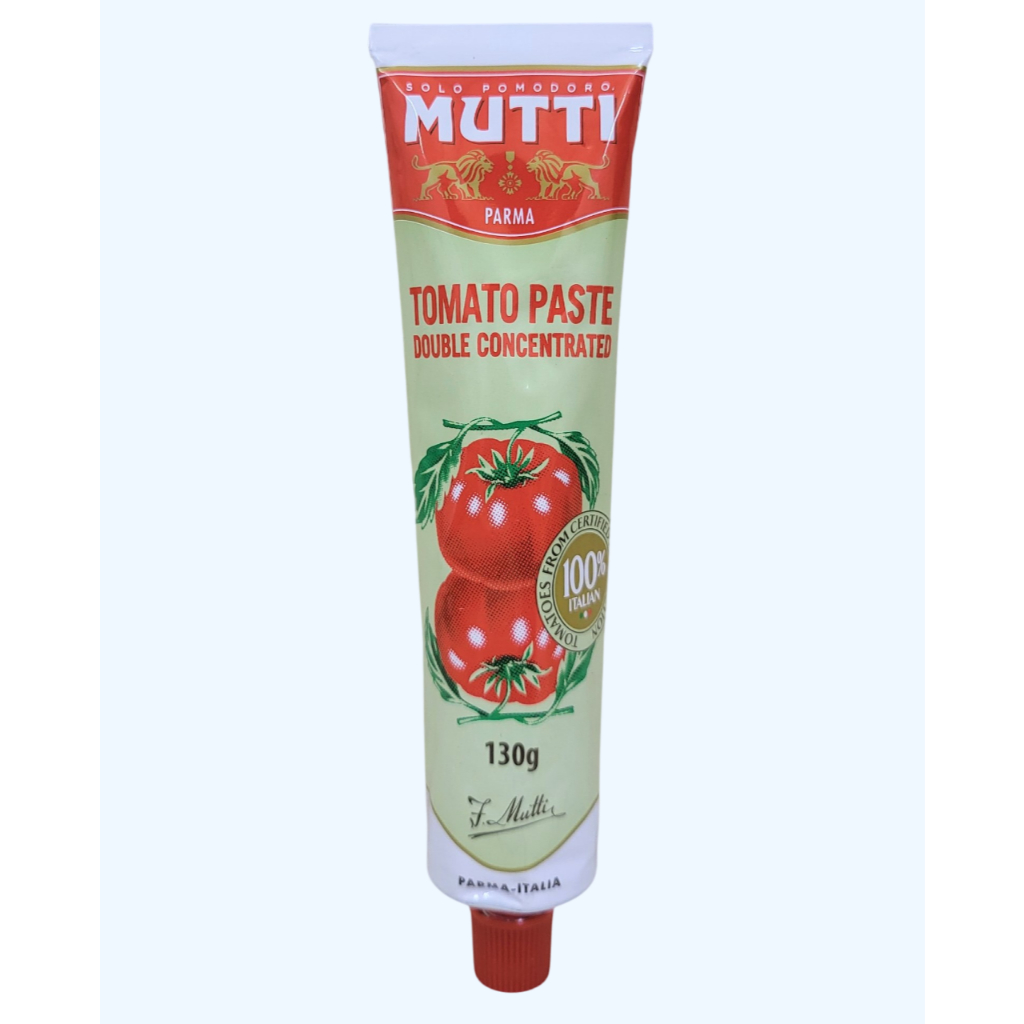 Mutti -- 130g tube -- Concentrated Tomato SAUCE 99,5% Tomato Paste Double Concentrated | Shopee ...