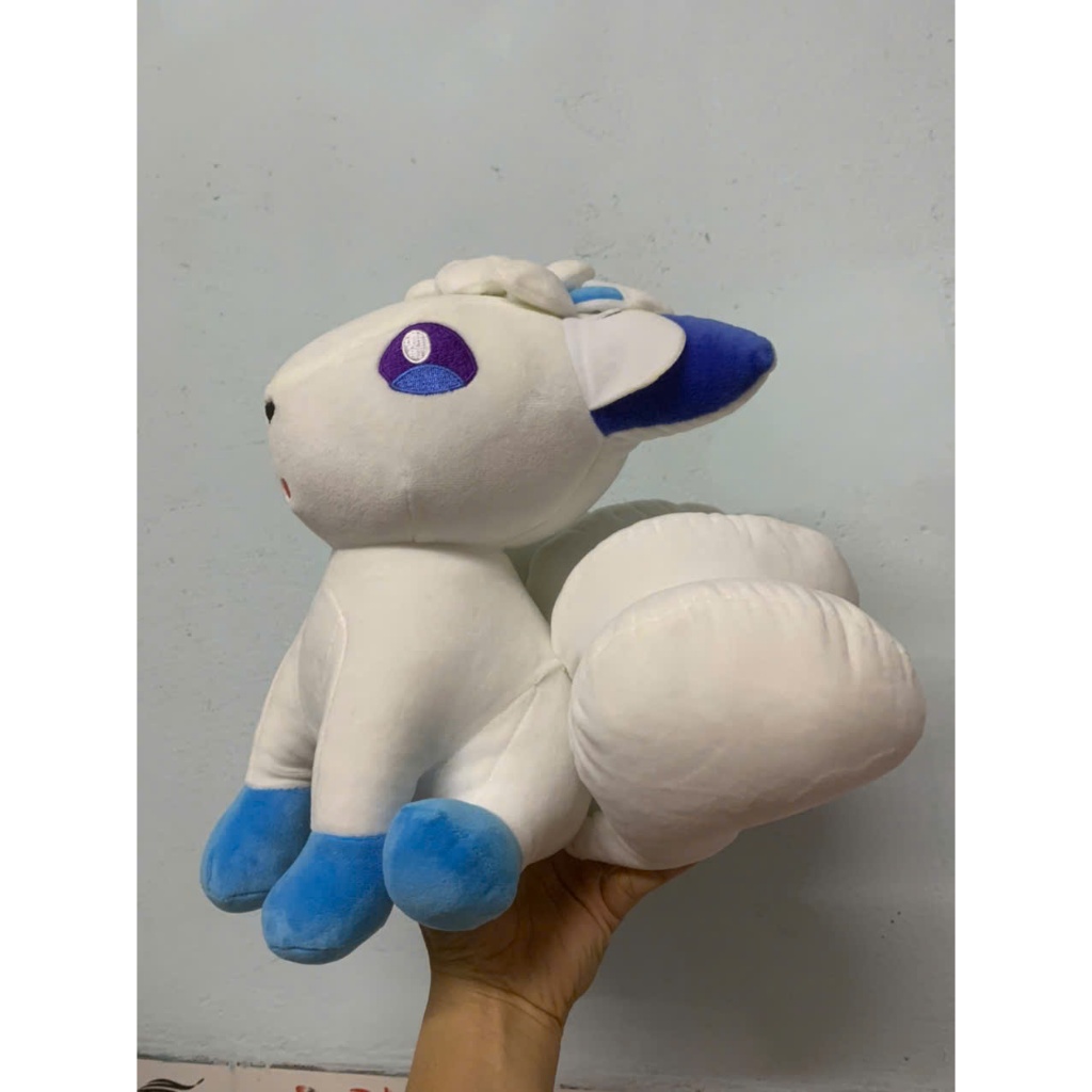 Cute and soft 6-tailed white fox Pokemon teddy bear | Shopee Singapore