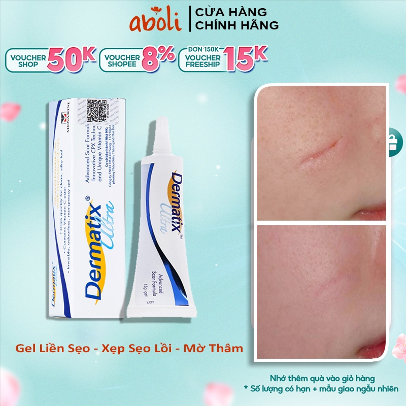 Dermatix Ultra 15g Gel to Fade Dark Scars, flatten Keloid Scars, Acne ...