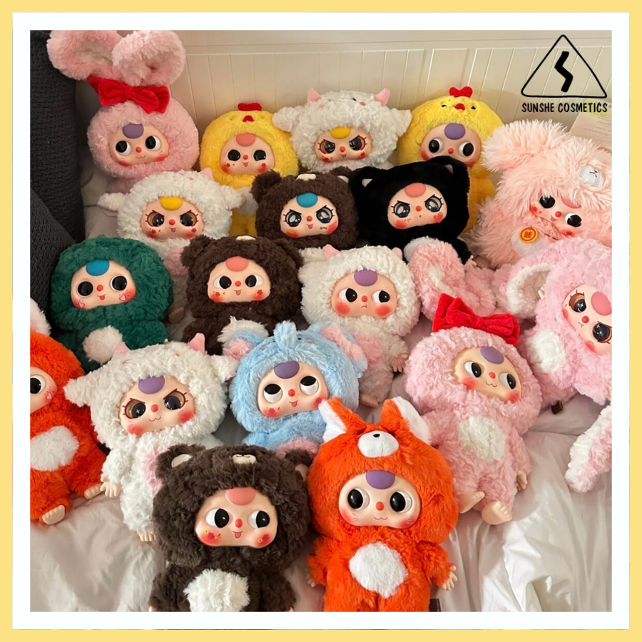 [Genuine] Blindbox Baby Three 400% Big Plush Animal Series And Baby ...
