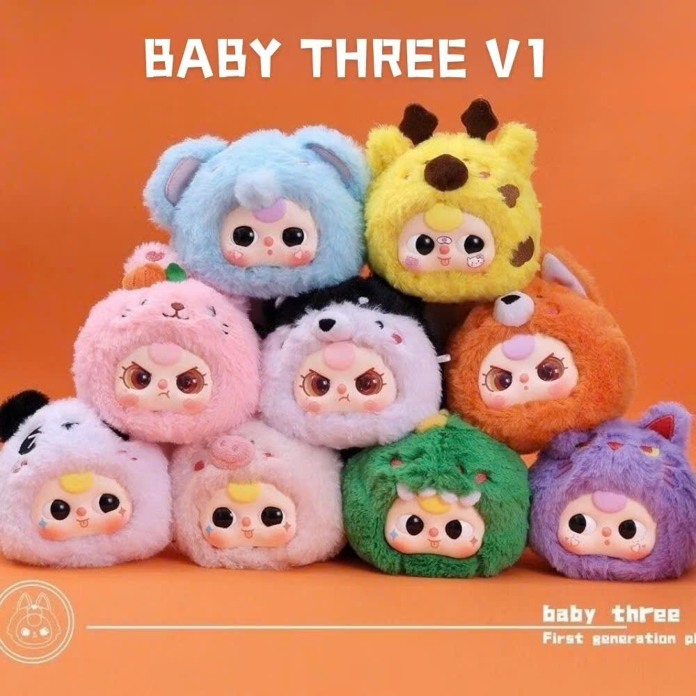 Baby Three V1 Blind Box Baby Three Blind Boxes Random Model Doll Animal ...