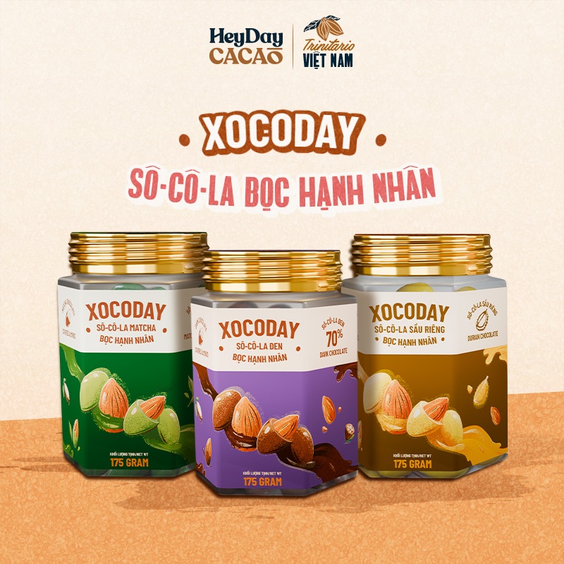 Xocoday almond-coated chocolate - Perfect combination of fragrant ...