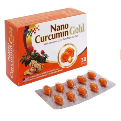 Nano Curcumin Gold 30 Tablets supports stomach and duodenal ulcers, gastroesophageal reflux ...