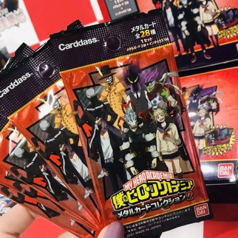 [Genuine] Pack Metal Card 2 Dignity Random MHA My Hero Academia Hero ...
