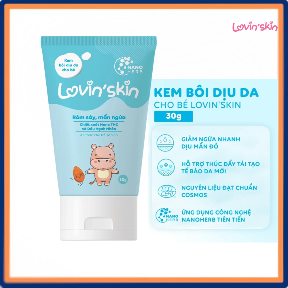 Lovin'skin topical cream 30gr for babies with rashes, itching ...