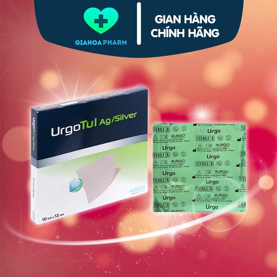 Urgotul Ag / Silver (URGO) medical mesh gauze is antibacterial, heals ...
