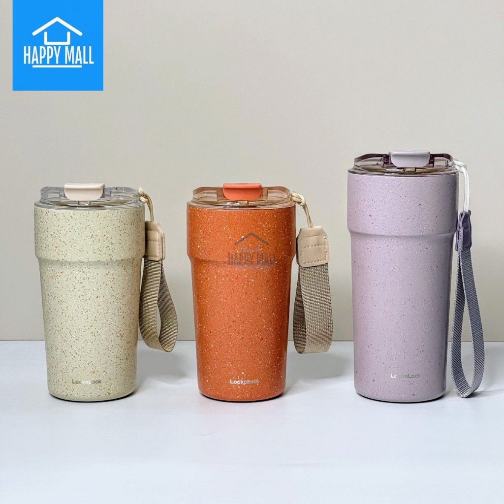 Locknlock ceramic thermos cup 500ml Metro Cafe Tumbler LHC4357 | Shopee ...