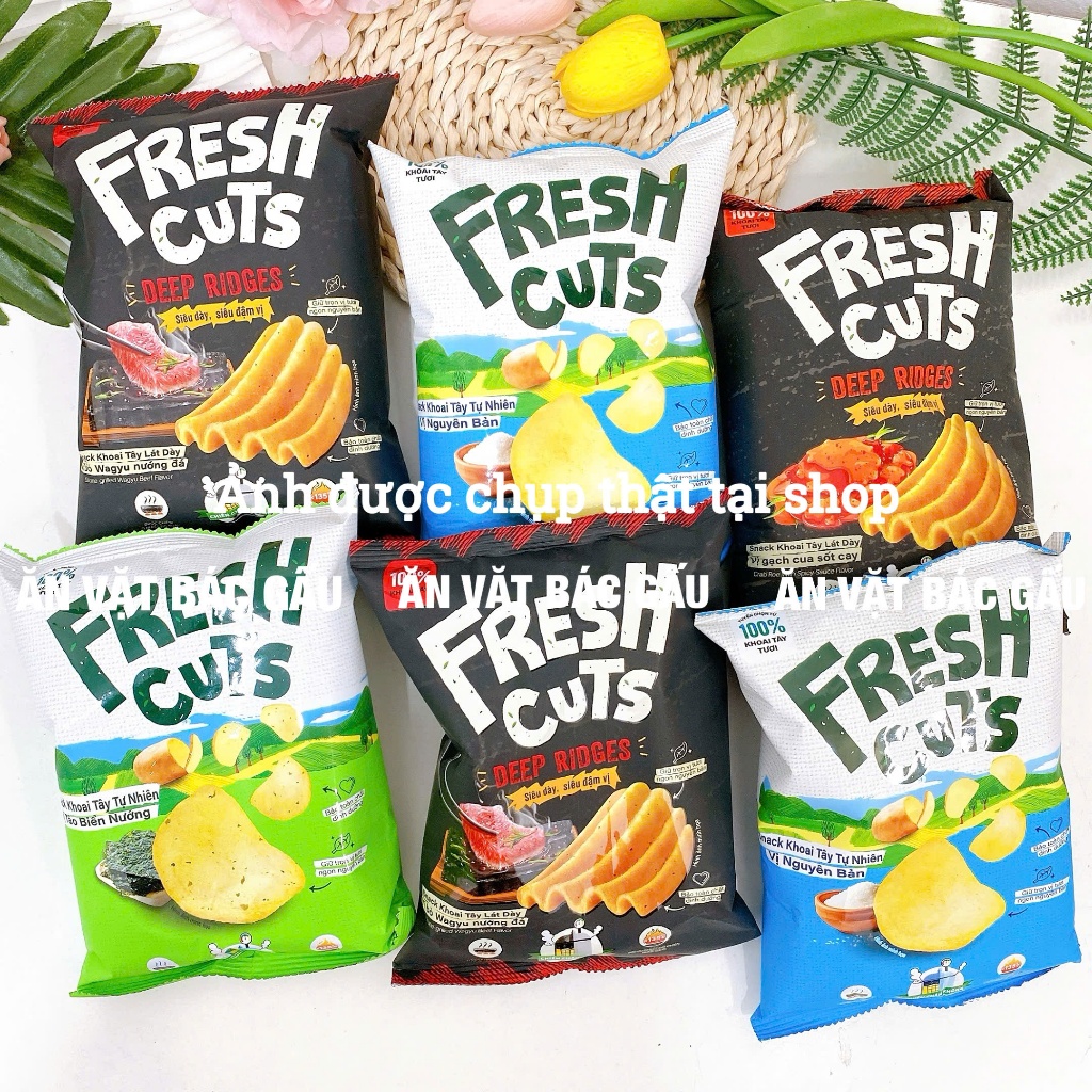 Oishi Potato Snacks FRESH CUTS (32g Pack) genuine product | Shopee ...