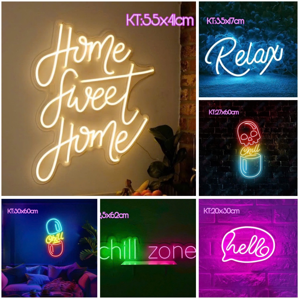 (Free Glue and custom switch) Neon Chill, Relax LED Light - Create a ...